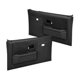 18-35W-BLK COVERLAY Door Panels Chevy Gmc